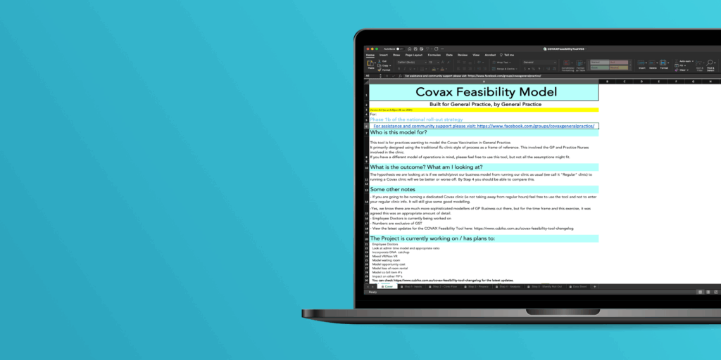 COVAX Feasibility Tool | Cubiko